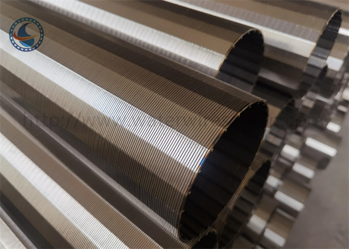 Gb Stainless Steel 316 Wedge Wire Screen Pipe Mesh Slot 0.15 Mm