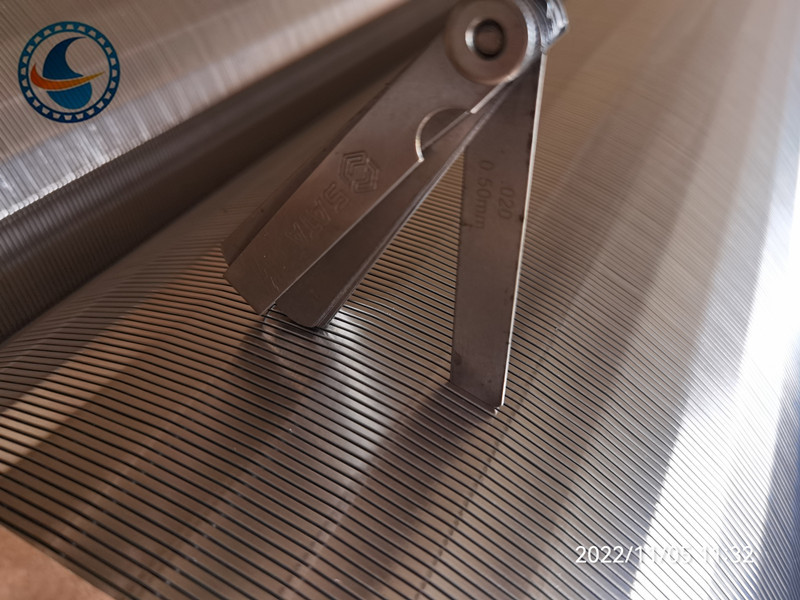 12inch SS304 Vee Wire Well Screen, 0.5mm Slot Opening