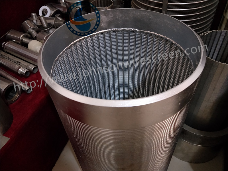 Cylindrical Johnson Wire Screen For Agricultural Water Supply Systems