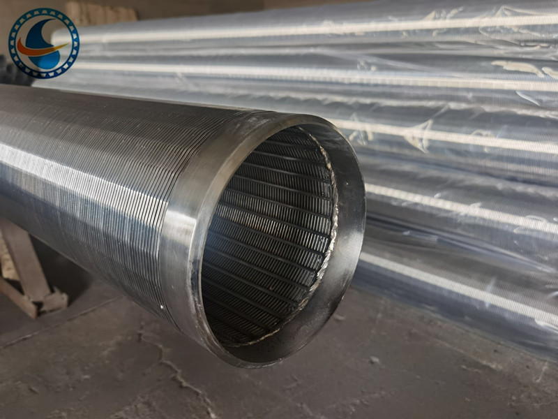 Free Flow Vee Wire Downhole Slotted Tube Standard Construction