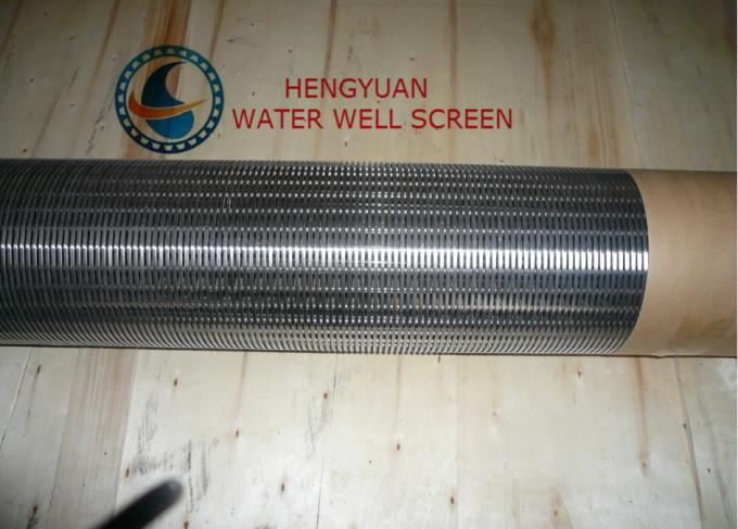 Fully Welded Continuous Slot Screen , High Temperature Resistant Water ...