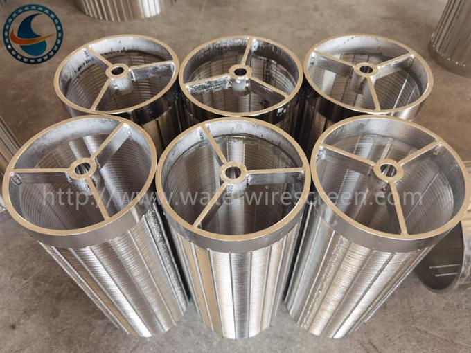100um Slot Inlet And Outlet Wire Wrapped Screen Baskets