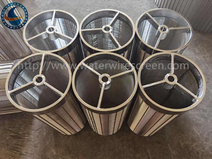 100um Slot Inlet And Outlet Wire Wrapped Screen Baskets