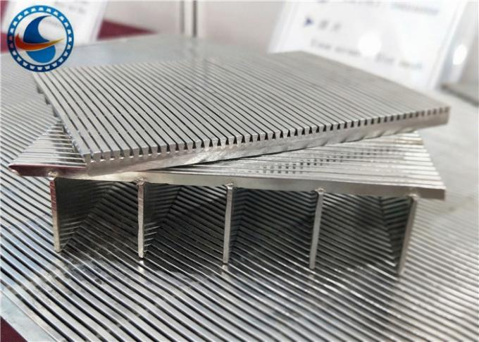 Continuous Slot Wedge Wire Screen Panels , Stainless Steel Wedge Wire ...