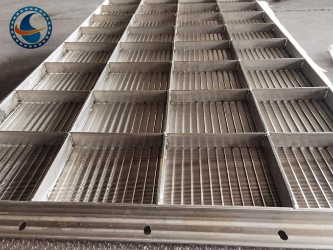 Stainless Steel 304 Slot Wedge Wire Screen Panels / Plate